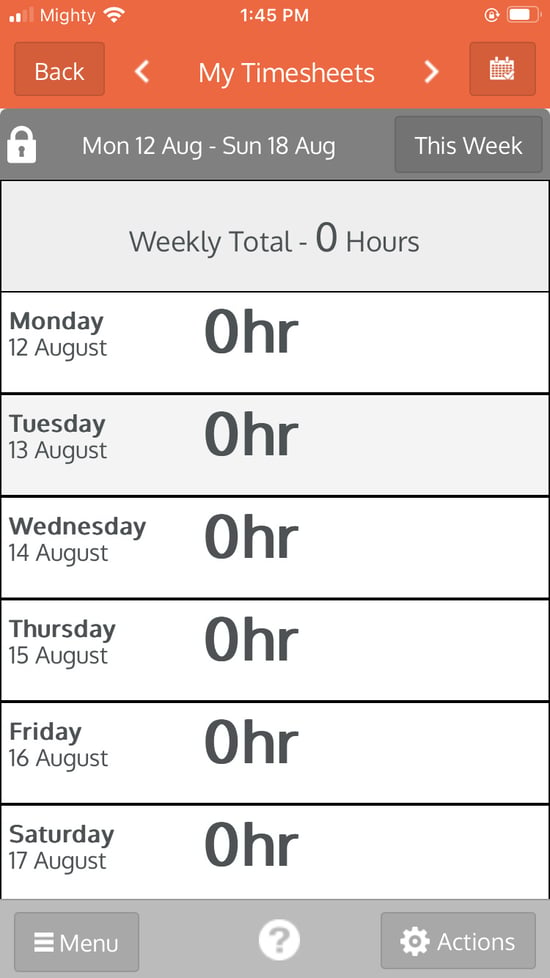 Timesheet Locking Function